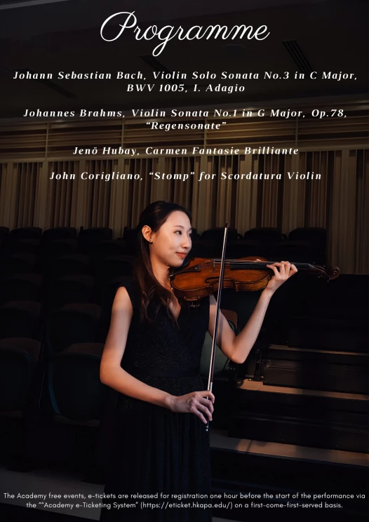 Academy Bachelor of Music (Honours) Degree Graduation Recital: Shiu ...